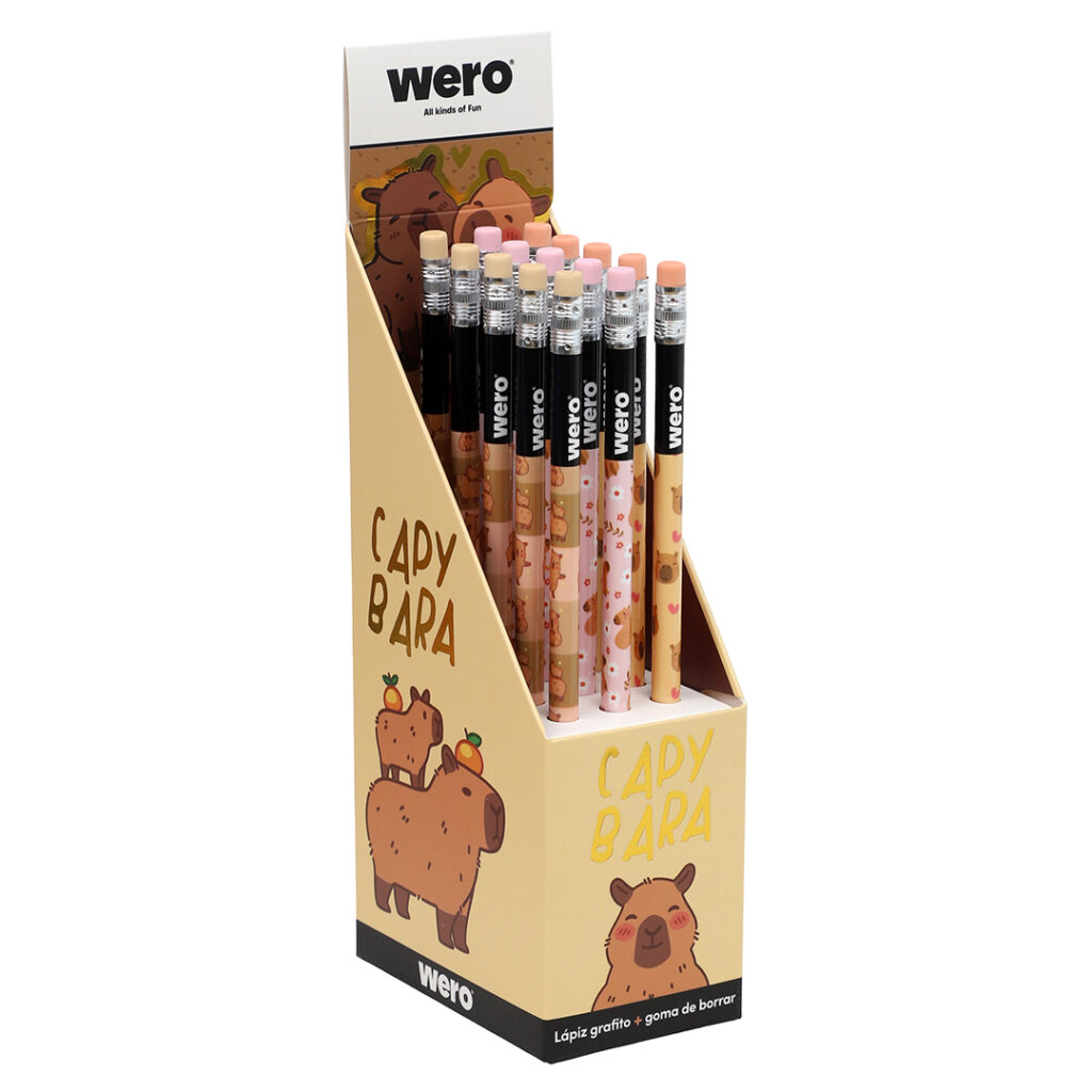 Lapiz con goma – Capibara – SOMOS CONFIRMA